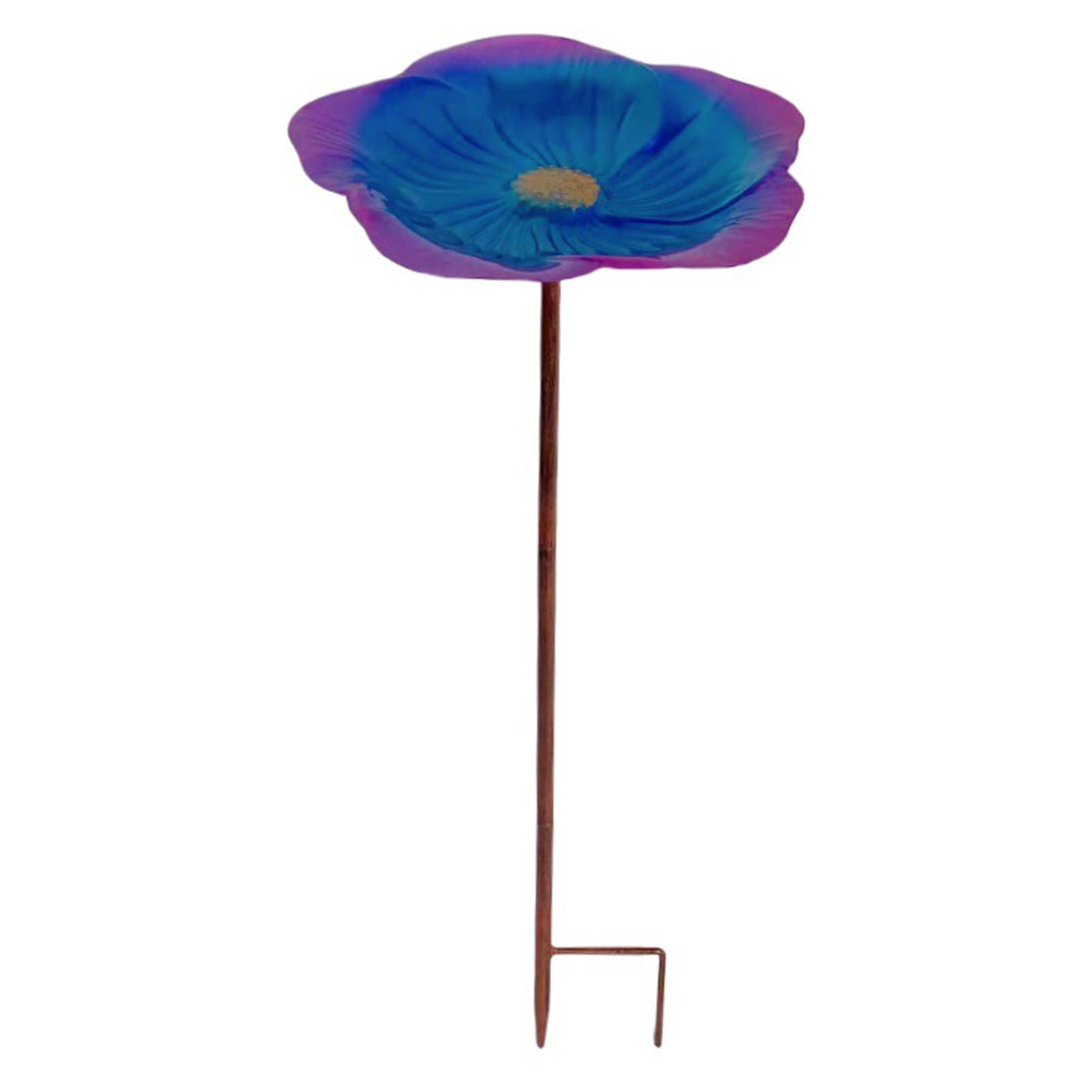 KMSS Bee Watering Station with Metal Stake Vivid Flower Design Bee Bath ...