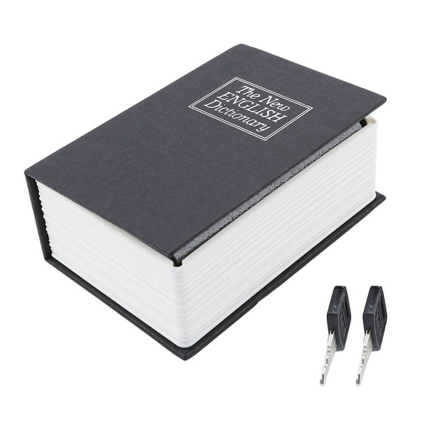 KMSS Book Safe Box with Combination Lock Safe Secret Hidden Metal Lock ...