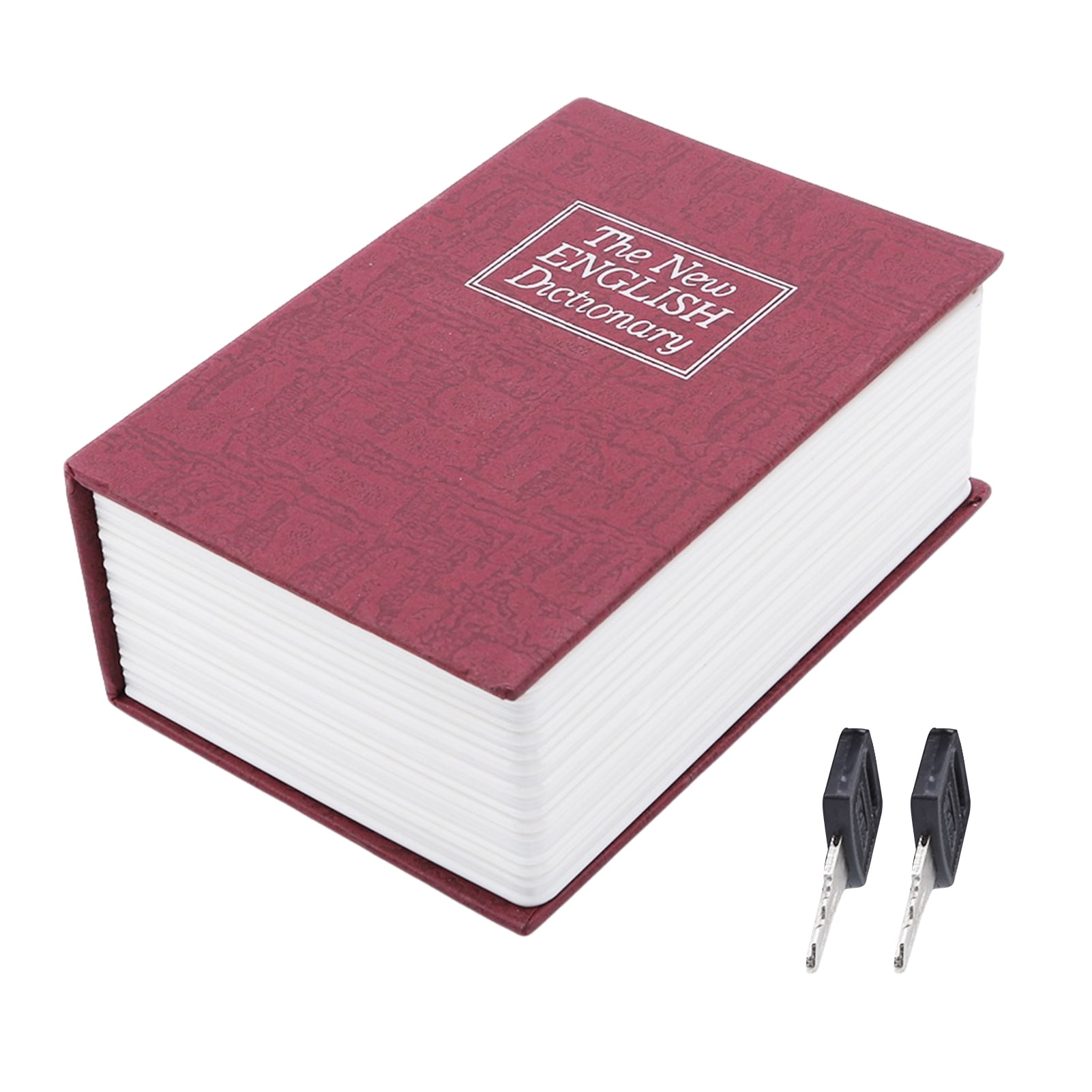 KMSS Book Safe Box with Combination Lock Safe Secret Hidden Metal Lock ...