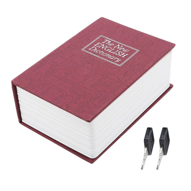 KMSS Book Safe Box with Combination Lock Safe Secret Hidden Metal Lock ...