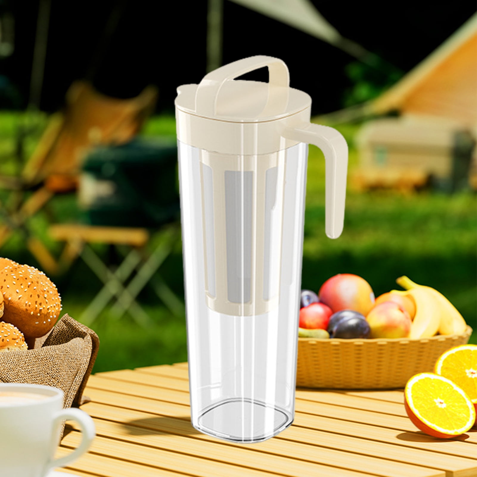 KMSS Cold Brew Coffee Maker Pitcher 37oz Ice Tea Brewer Pitcher with ...