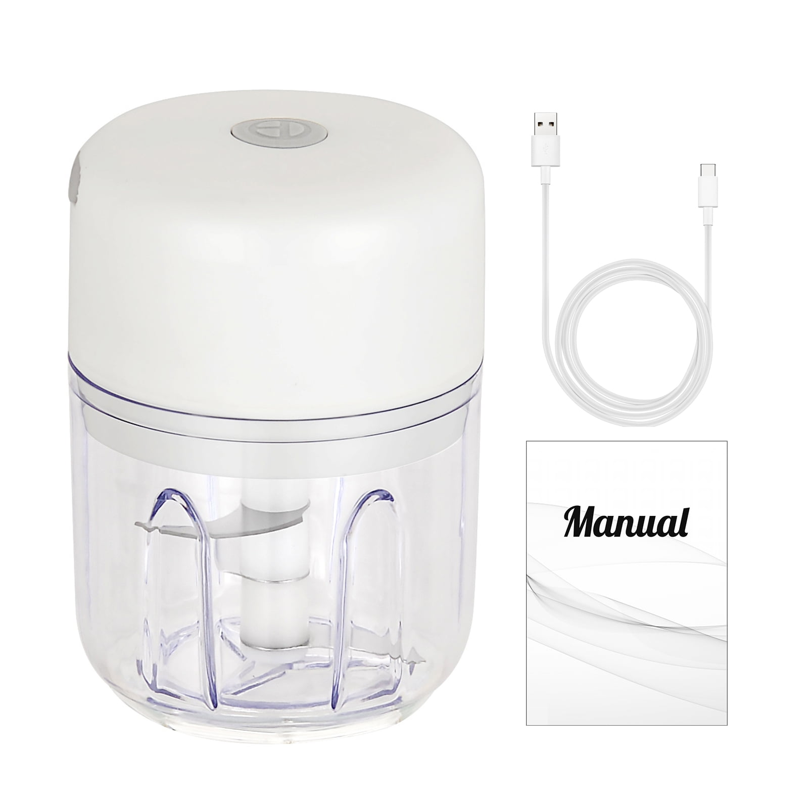 KMSS Electric Mini Garlic Chopper Handheld USB Rechargeable Food ...