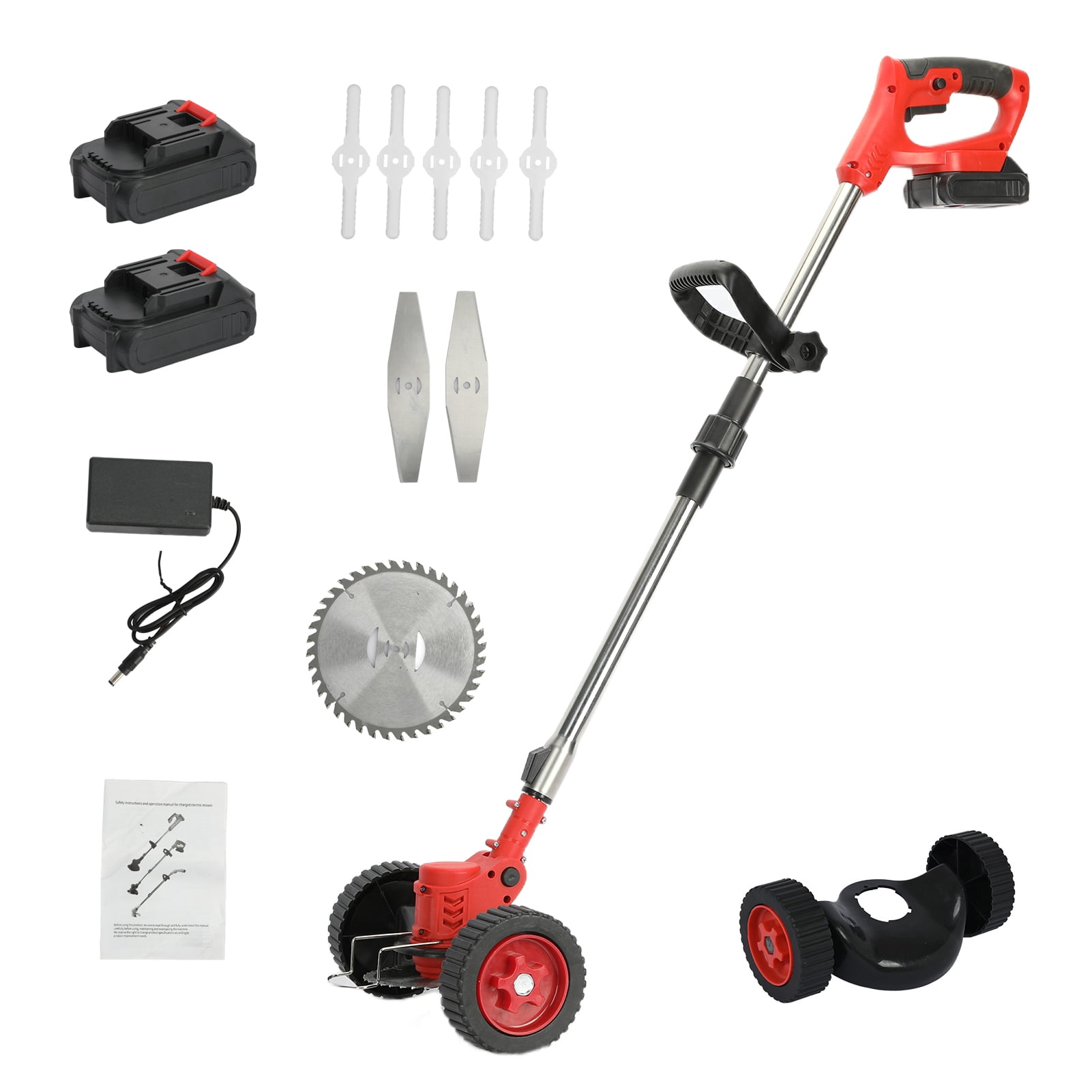 KMSS Electric Weed Eater 24V Cordless Lawn Mower Grass Trimmer for ...