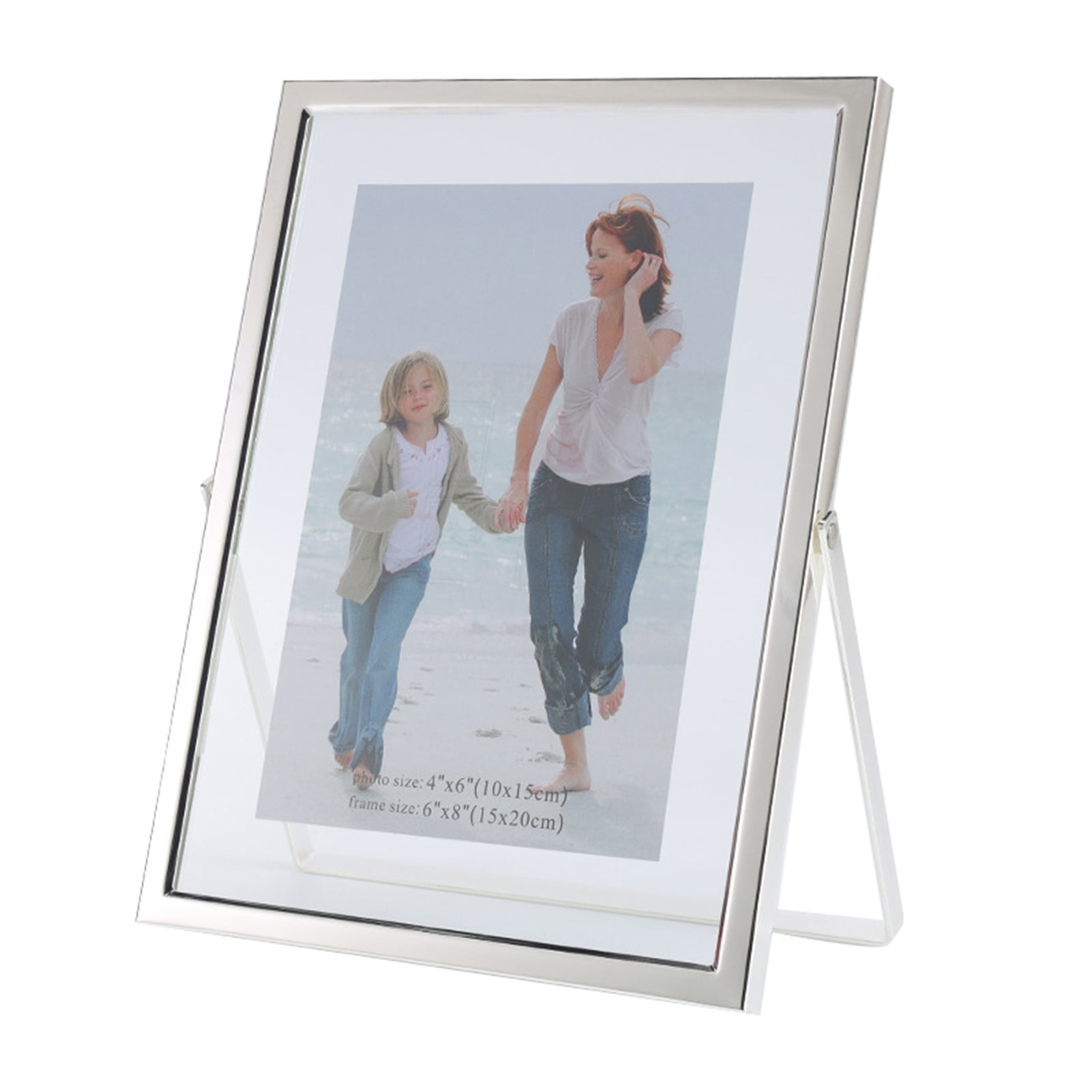 KMSS Floating Picture Frame, 7Inch Tempered Glass Floating Photo Frames ...