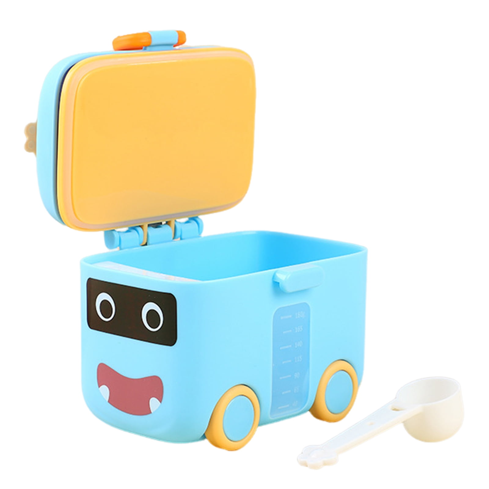 KMSS Formula Dispenser with Spoon Cartoon Car Shape Leakproof ...