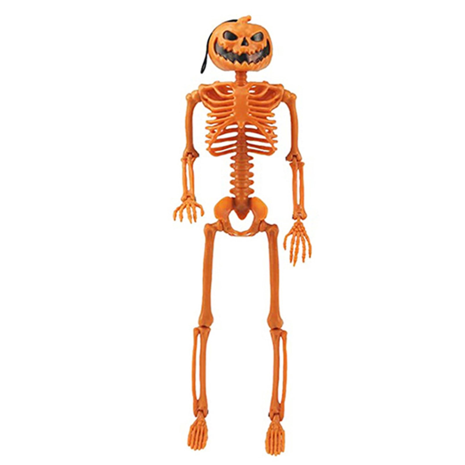 KMSS Halloween Pumpkin Skeleton Decoration Full Body Joints Removable ...