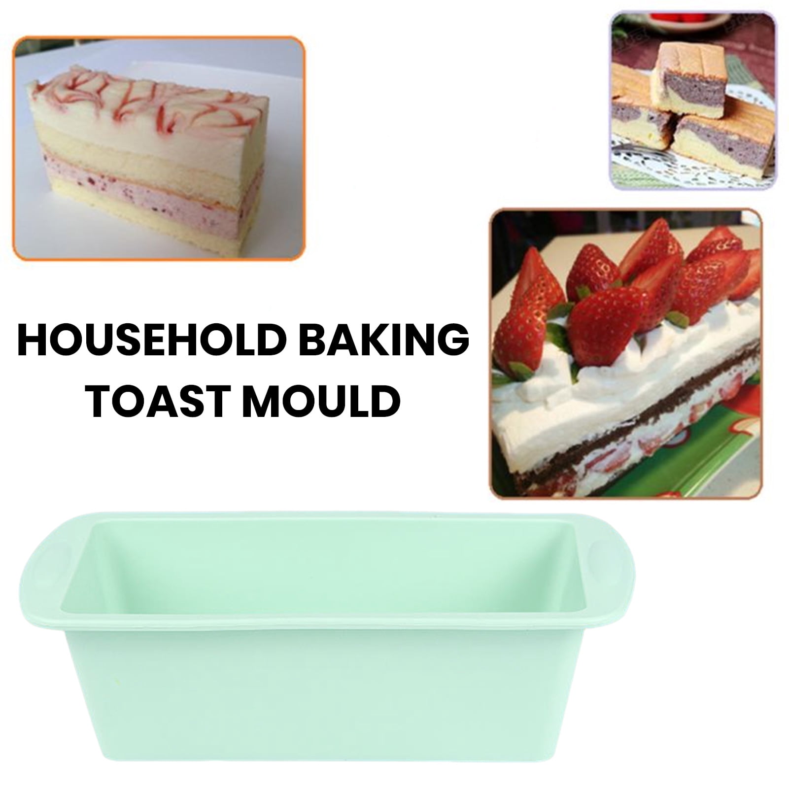 KMSS Silicone Loaf Pan Molds Rectangular Silicone Mold Baking for ...