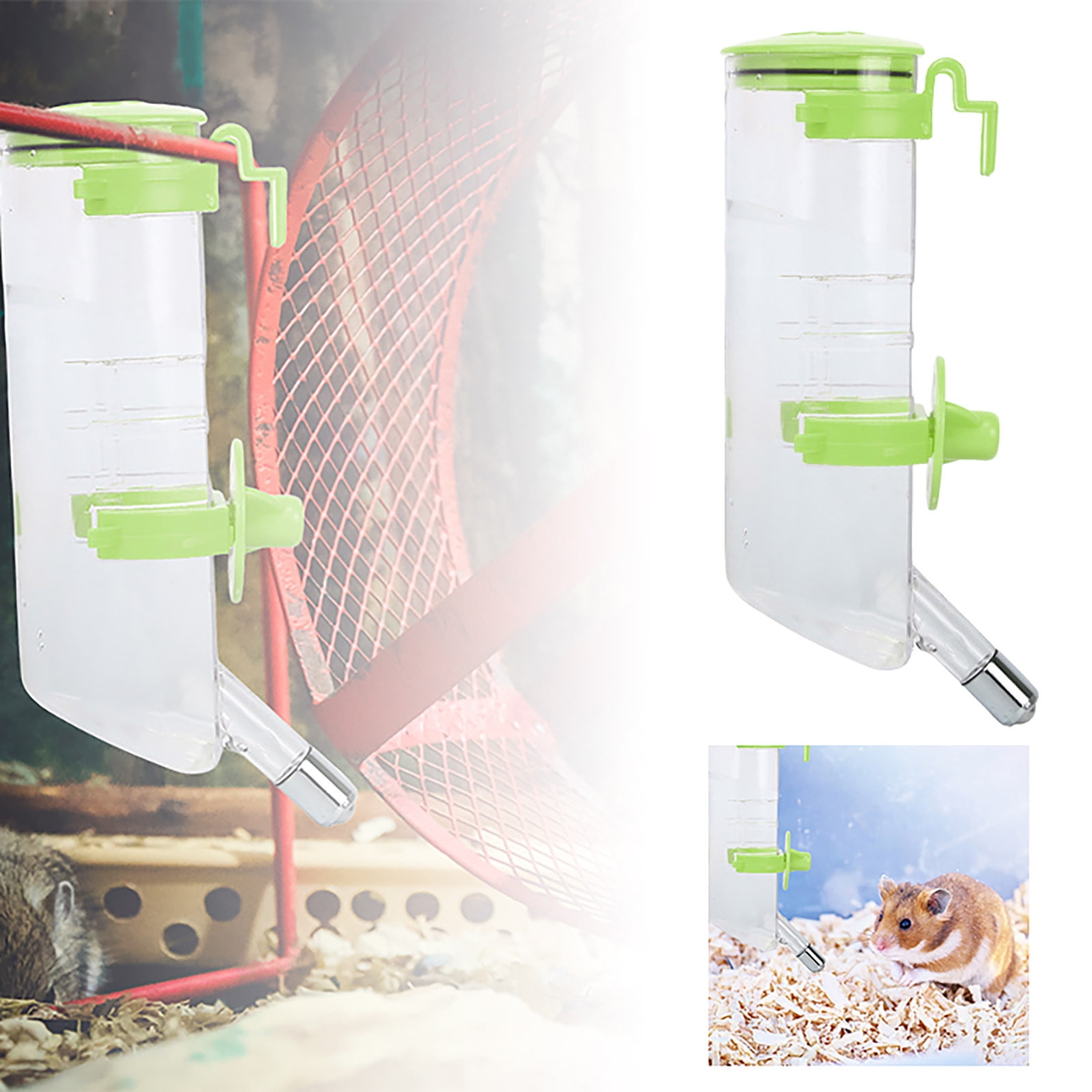 KMWGRE Automatic Pet Water Dispenser with Hanging Bottle for Cats Dogs ...