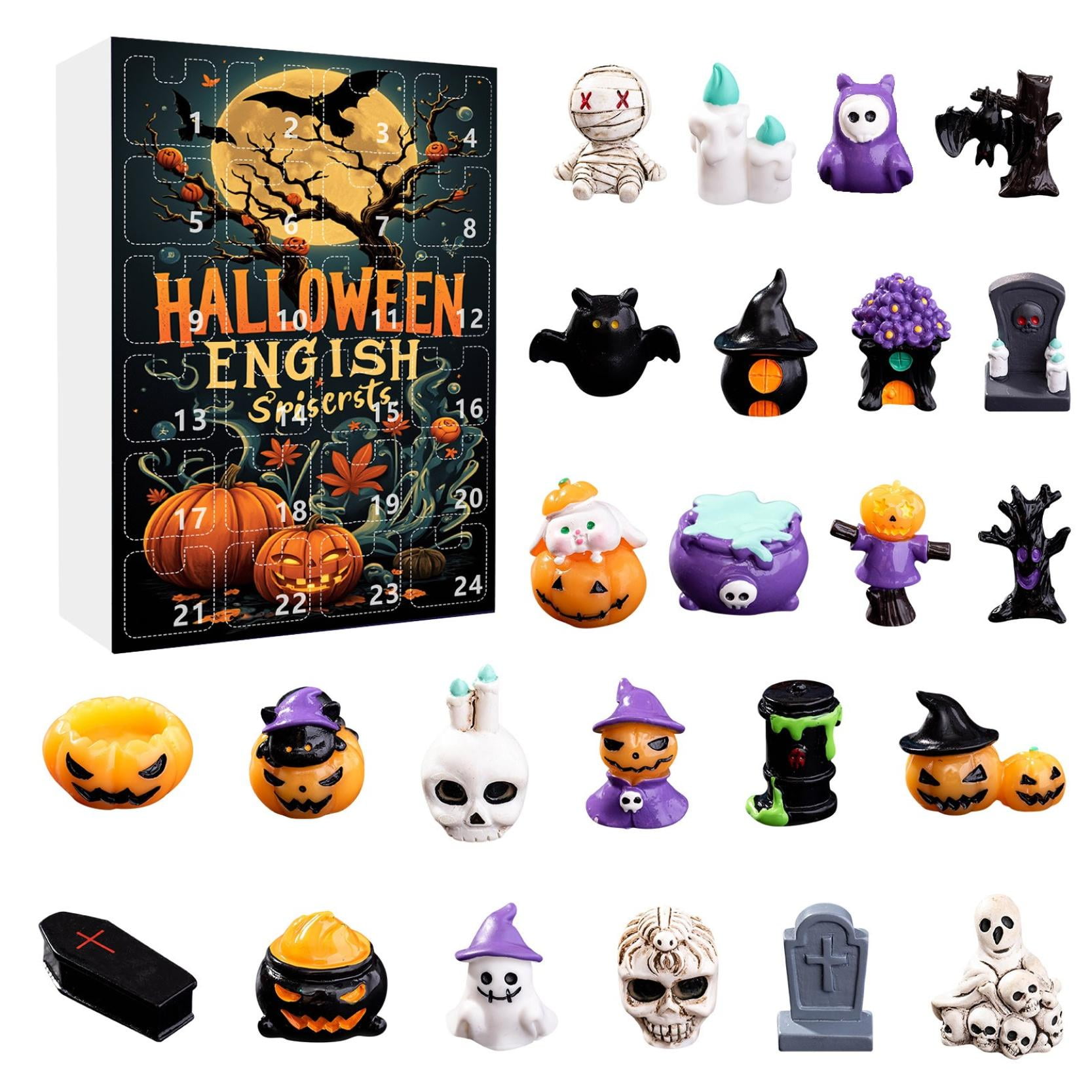 KMWGRE Halloween Countdown Calendar 2025, Halloween Blind Box, 24 Days ...