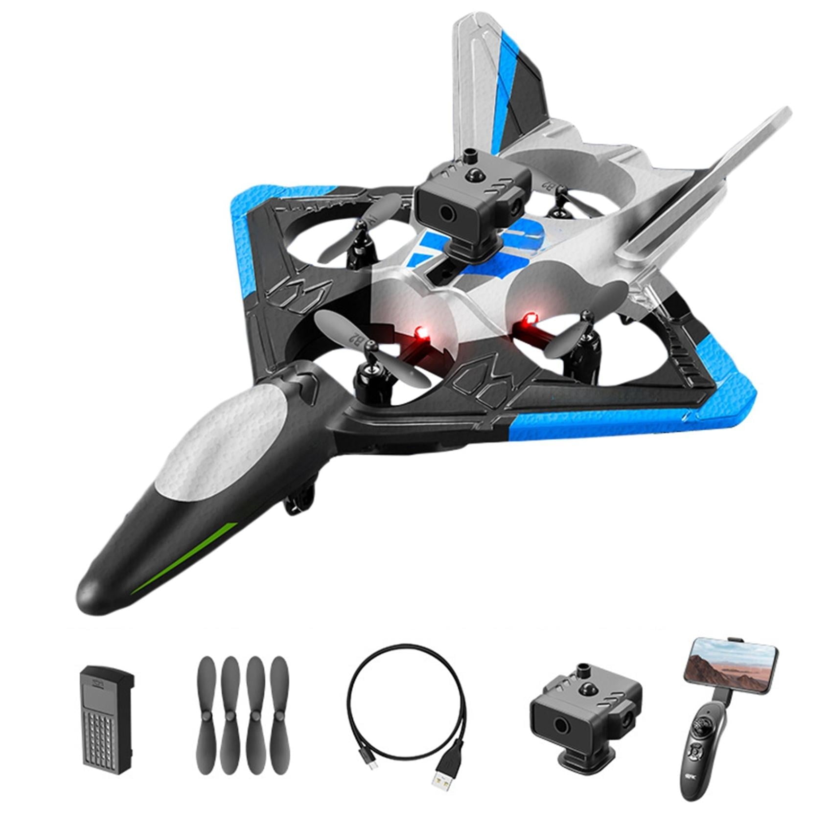 KMWGRE RC Plane Drone Helicopter Quadcopter Foam Drone RC Airplane 2 ...