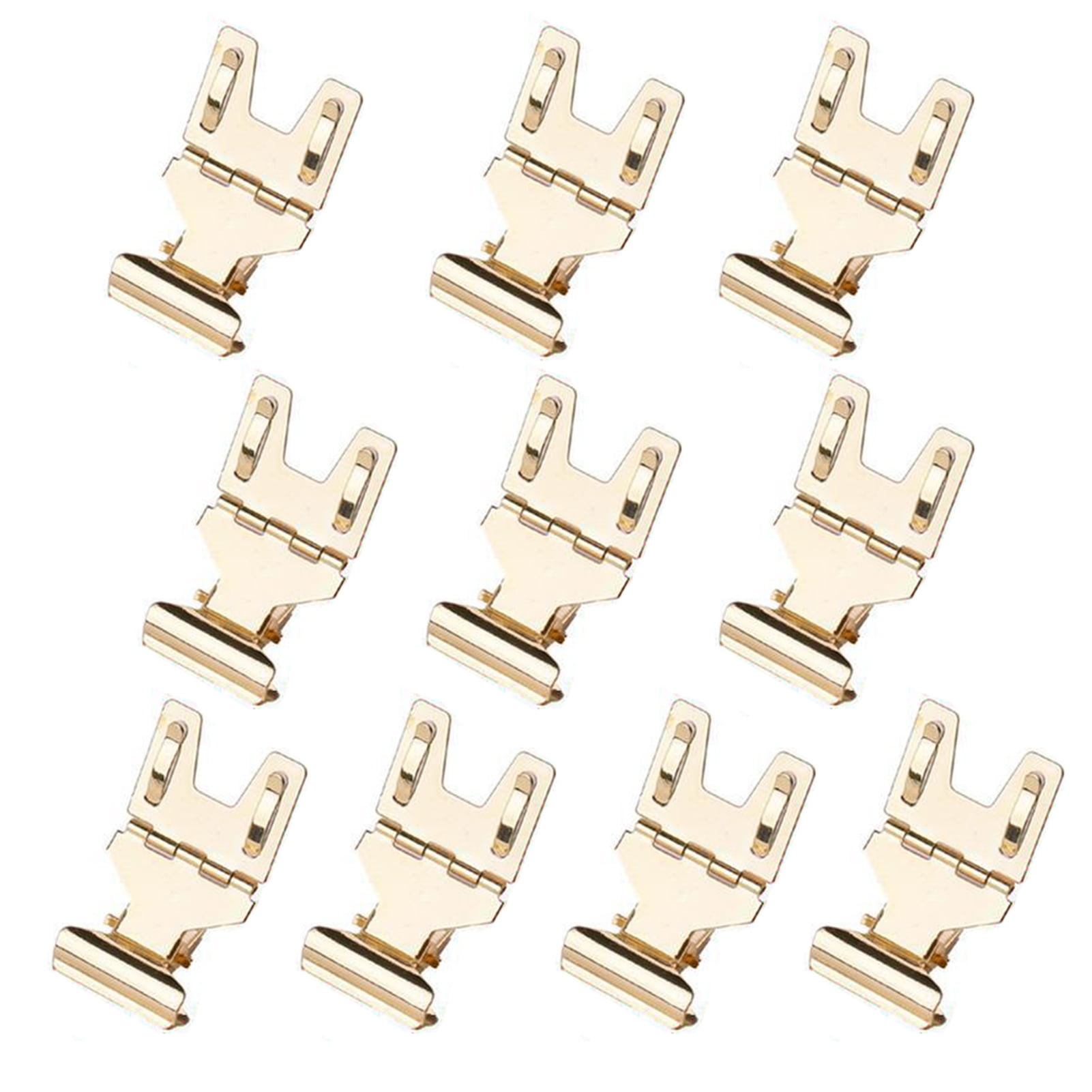 KMYY 20Pcs Price Tag Holder Foldable Stable Fixing Electroplated Retail ...