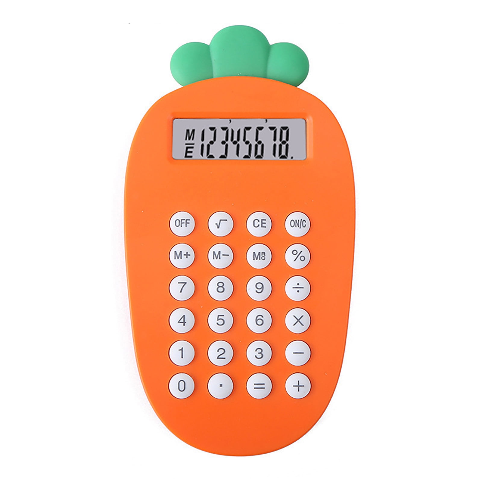 KMYY 3PCS Calculator Cartoon Carrot Strawberry Cat Paw Shape Calculator ...