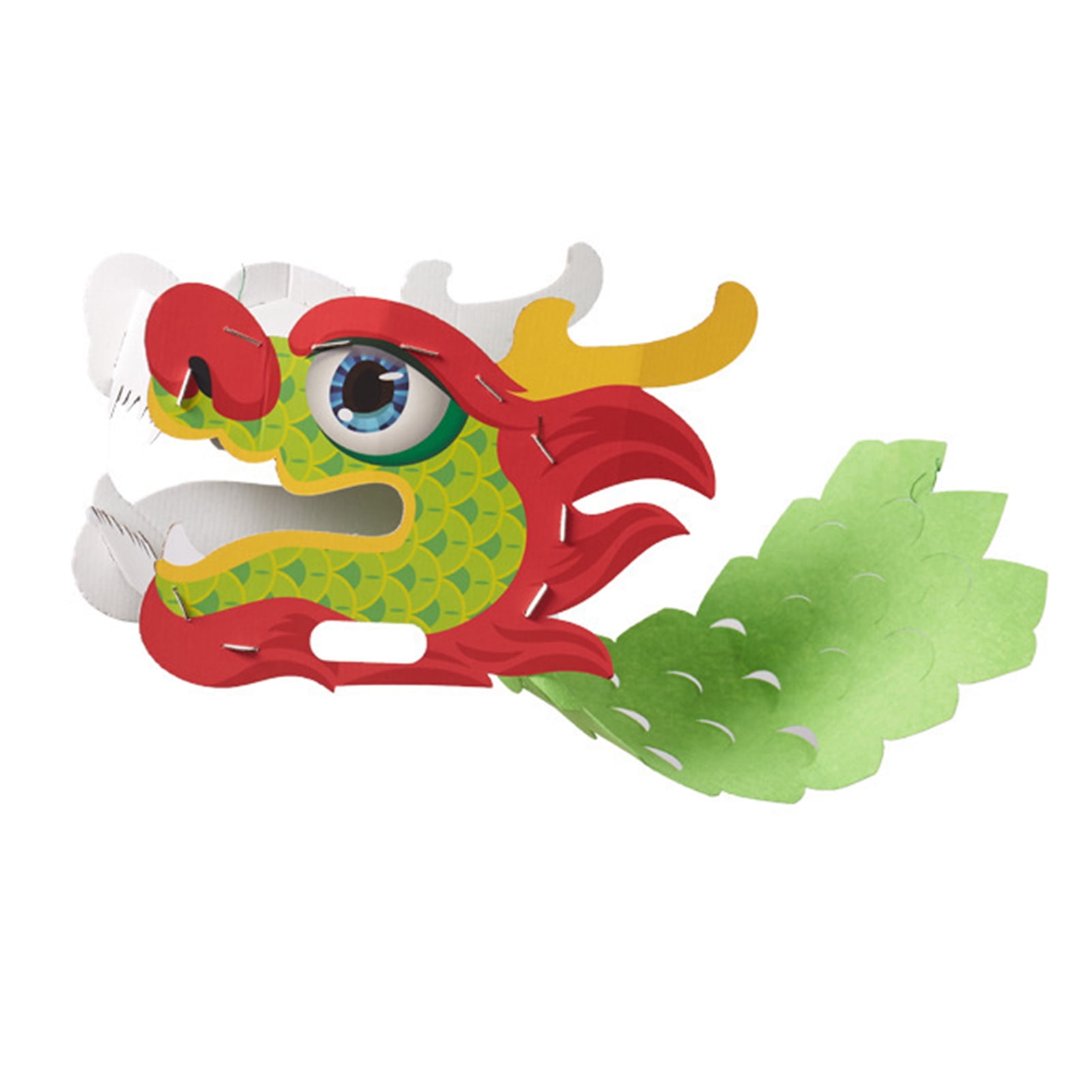 KMYY 6 Sets Dragon Dance Toy Chinese Tradition-inspired Toy DIY Dragon ...