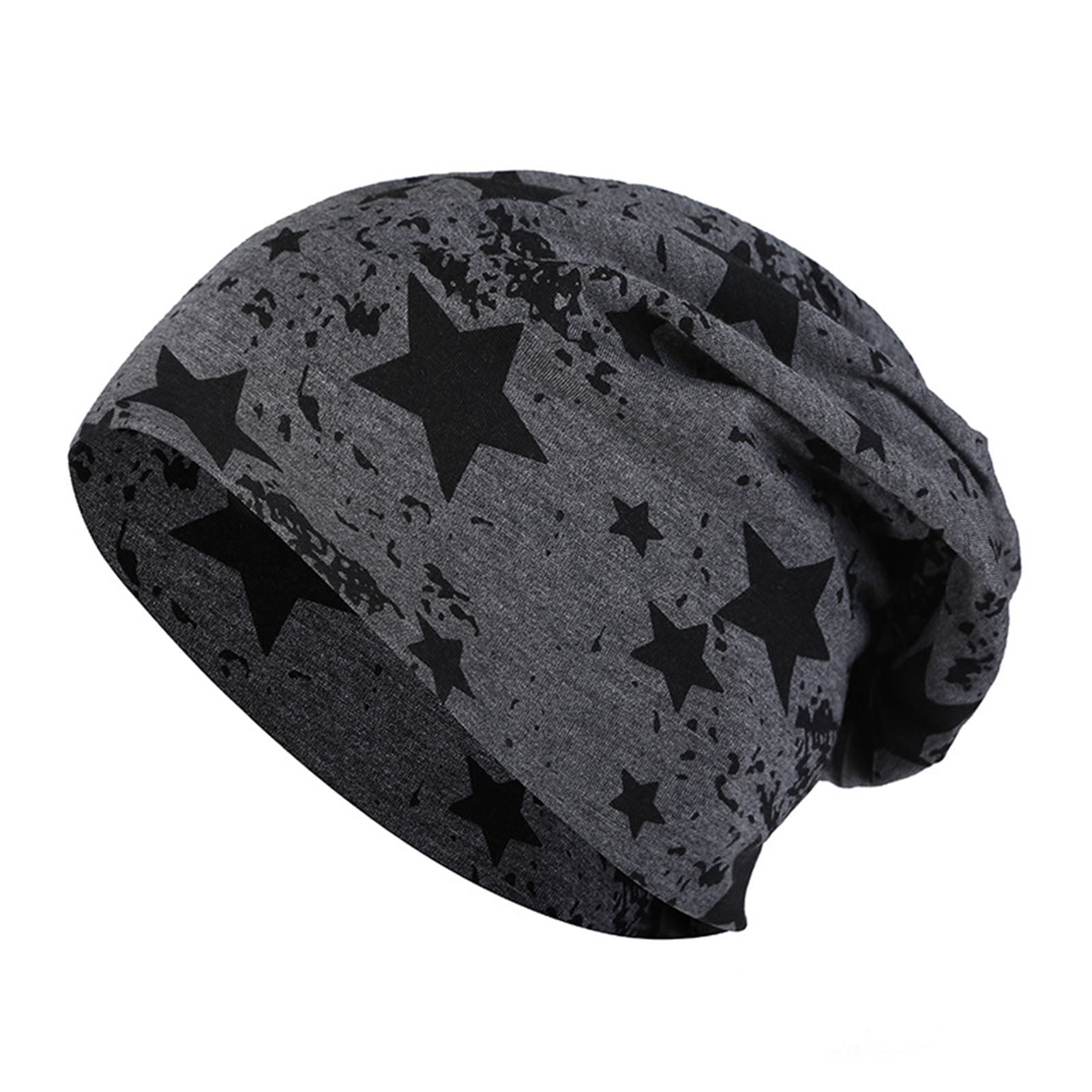 KMYY 6PCS Beanie Hat Five-pointed Star Print Double-layers Thin ...
