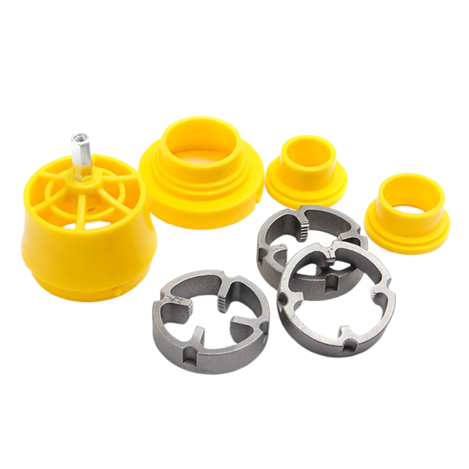 KMYY 8 Pcs/Set Electric Drill Pipe Threader Kit with 3 Die Sizes ...