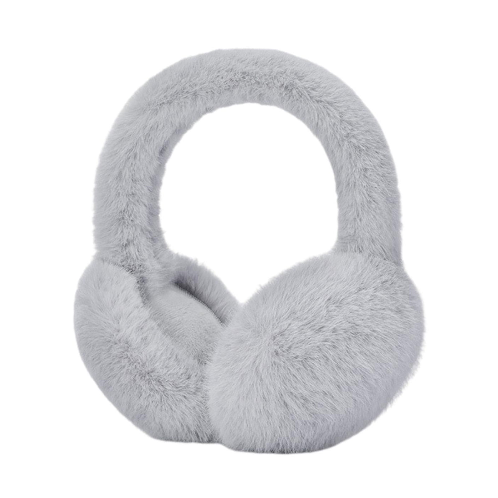 KMYY Winter Imitation Rabbit Fur Earmuffs Solid Color Warm Earmuffs ...