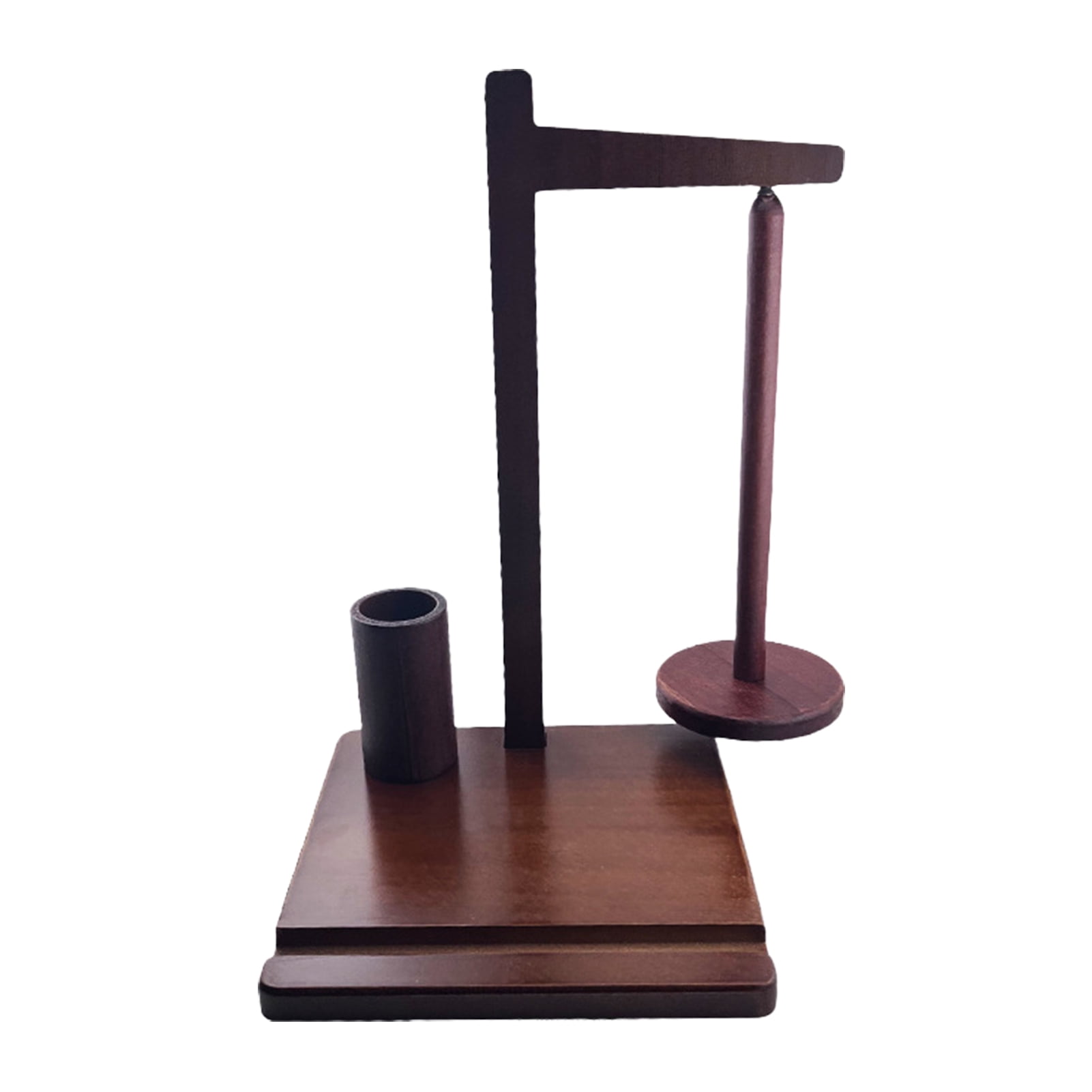 KMYY Wooden Yarn Holder Rotating Yarn Ball Dispenser Stand for ...