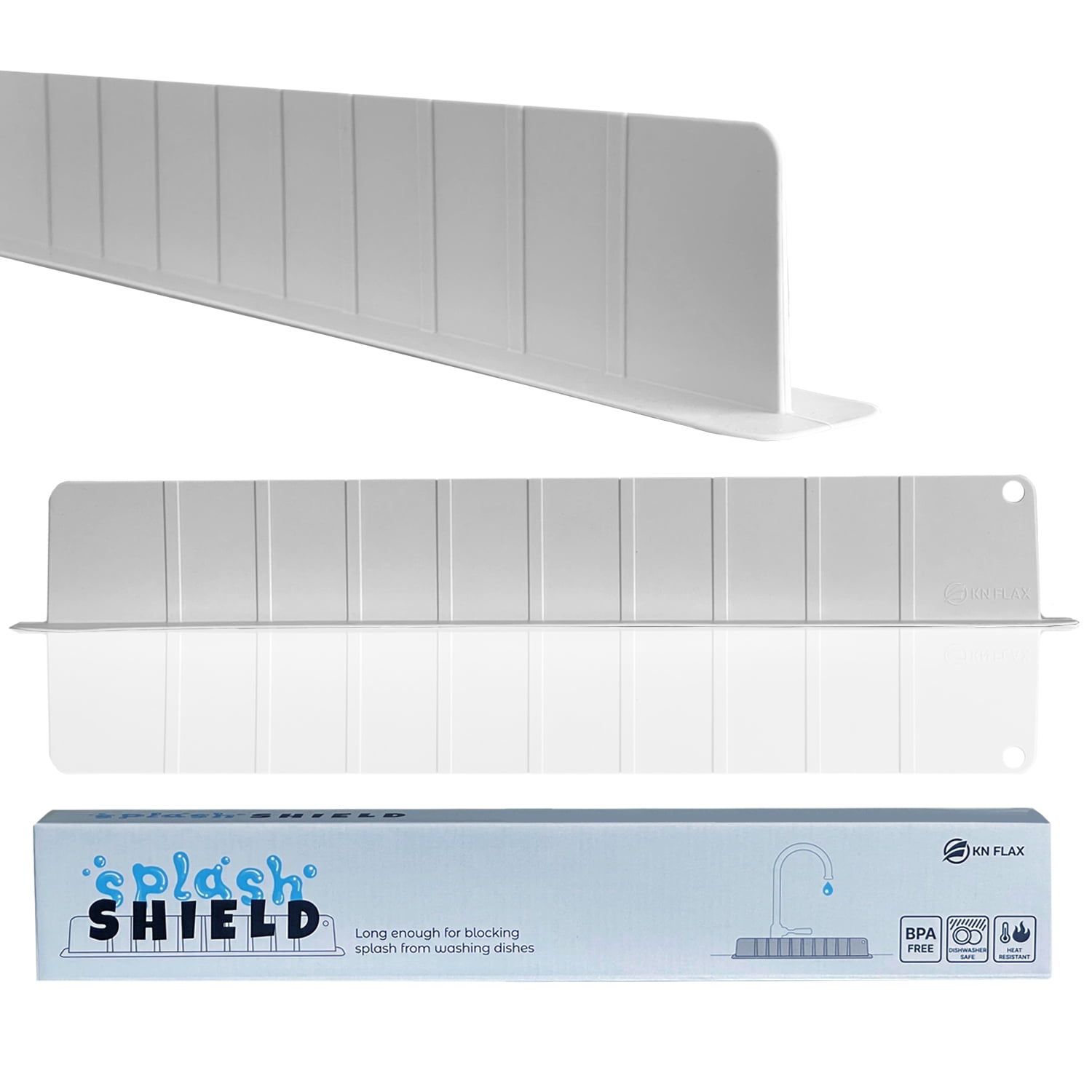 KN FLAX Sink Water Splash Guard - Silicone Anti Splatter Water ...