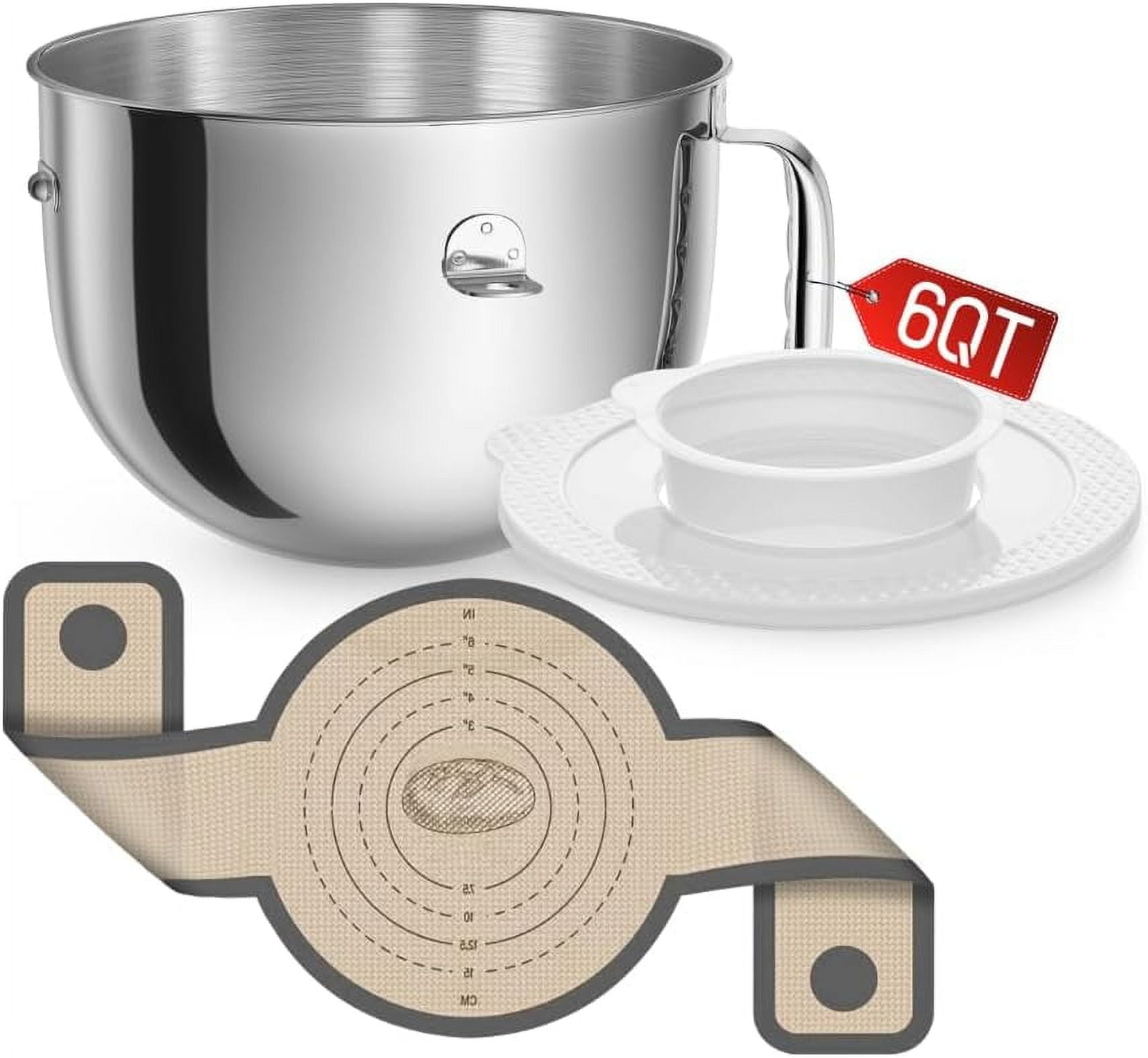 KN2B6PEH 6QT Bowl-Lift Stand Mixer Bowl, Compatible with Kitchenaid ...