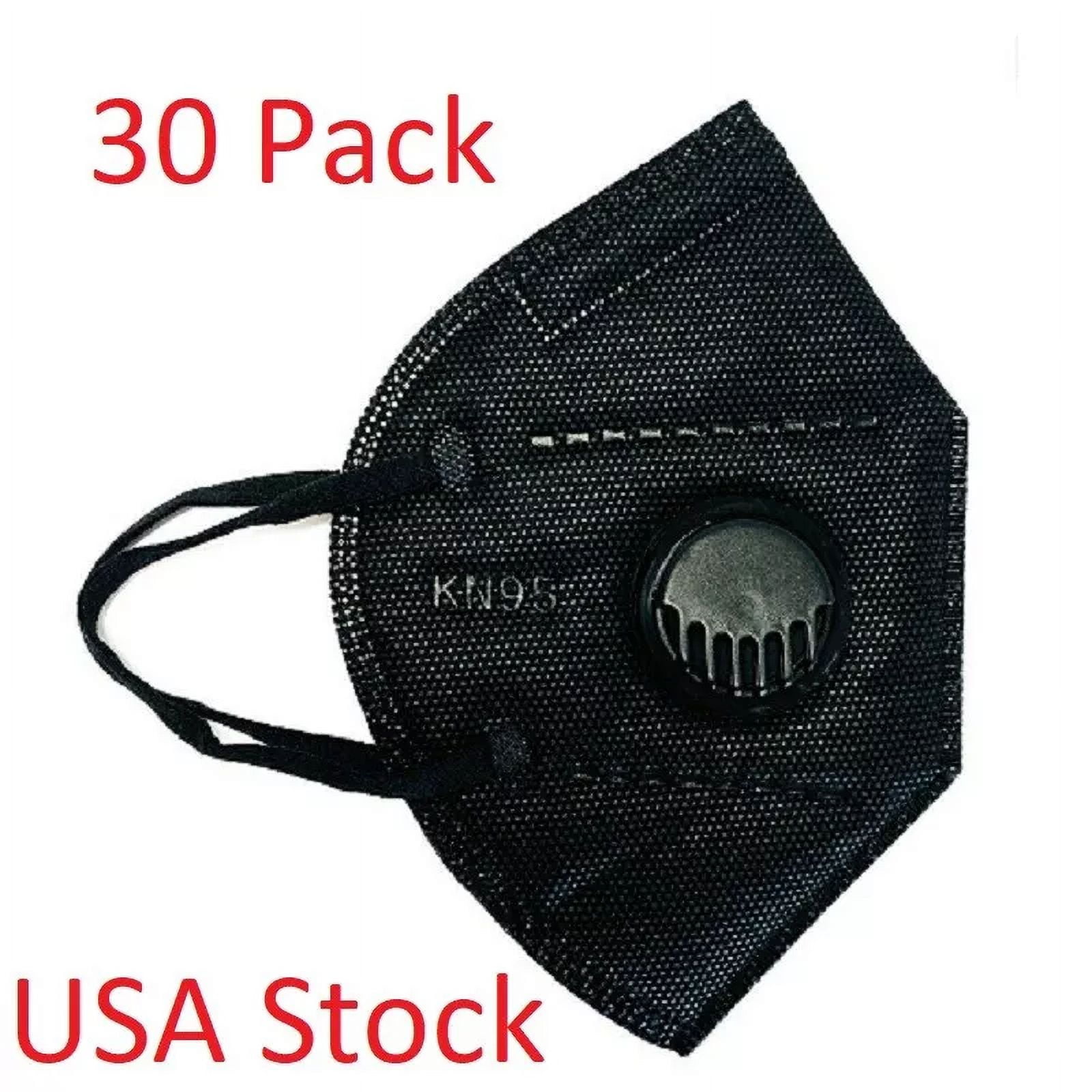 KN95 Face Mask 30 Pack, 5 Layer Face Mask BFE 95% Disposable Respirator - Walmart.com