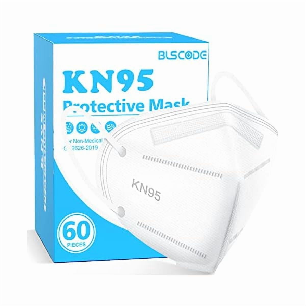 KN95 Face Mask 60 Pack,Individually Wrapped 5-Layer face Masks,Filter ...
