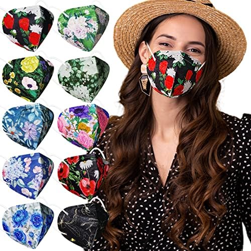 KN95 Face Masks 50 Packs, Individually Packaged Disposable Face Masks ...