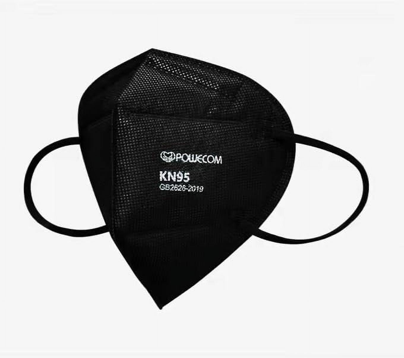 KN95 Respirator Face Masks (10 Pack) | Black | Earloop Style - Walmart.com