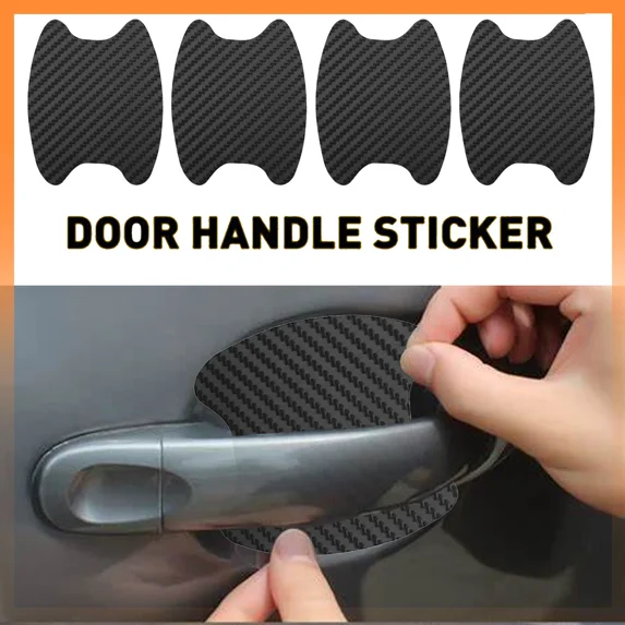 KNACK- 4X Us Car Door Handle Film Sticker Protector Anti Scratch ...