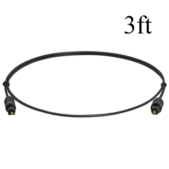 KNACK- Toslink Optical Cable Digital Audio Sound Fiber Optic Spdif Cord ...
