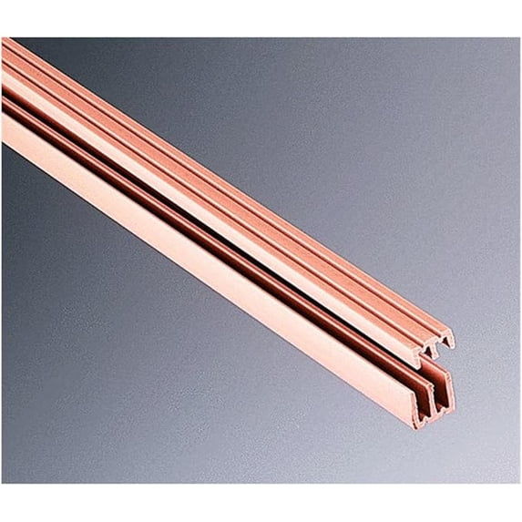 Handyct P2413 TAN 72 Plastic Sliding Door Track for 1/8" Doors ...