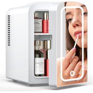 OVENTE Mini Fridge, 4L Capacity Fits 6 Can Beverages, Portable Personal ...