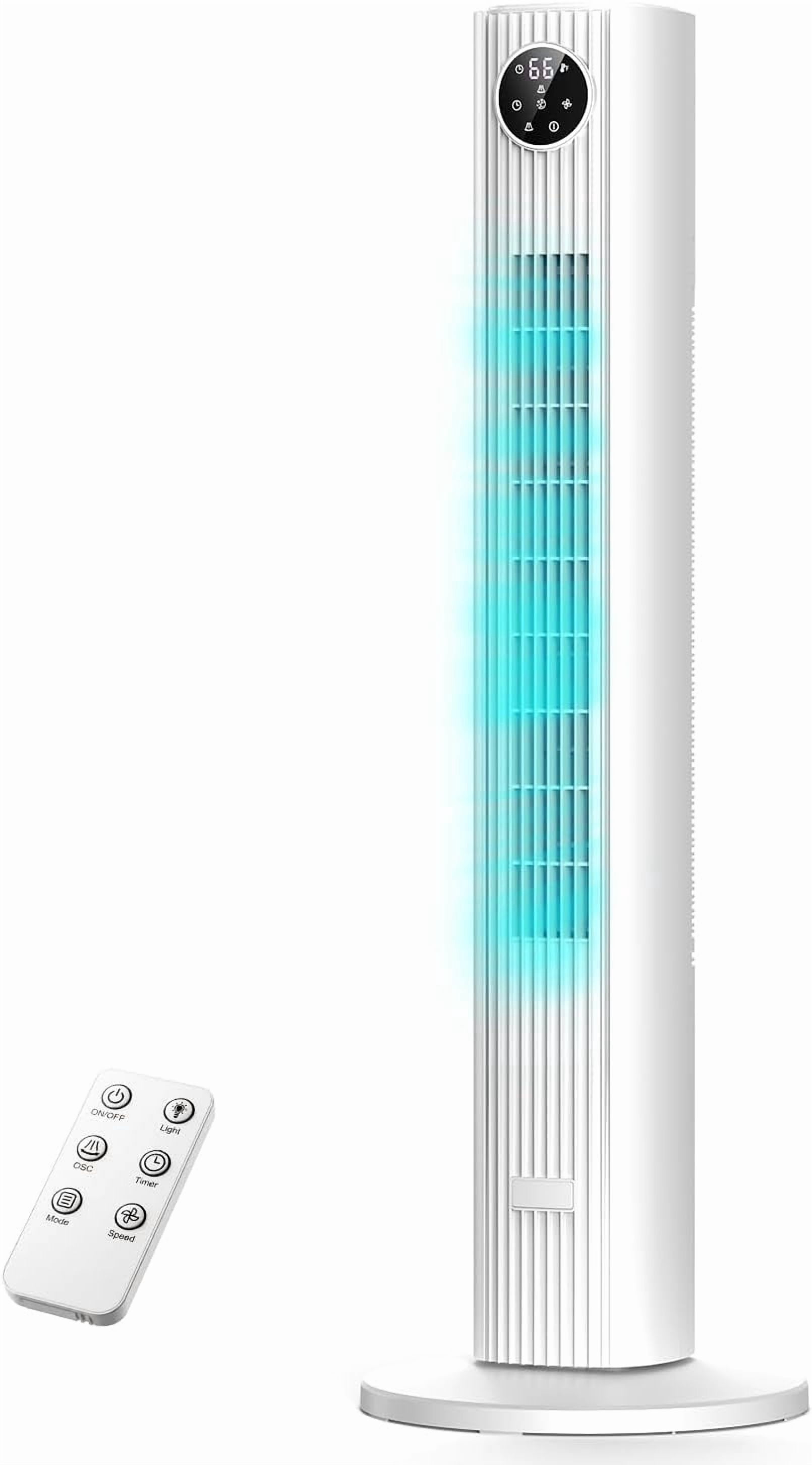 KNDKO Tower Fan,36 inch Portable Floor Fans,85°Oscillating Fan Quiet ...