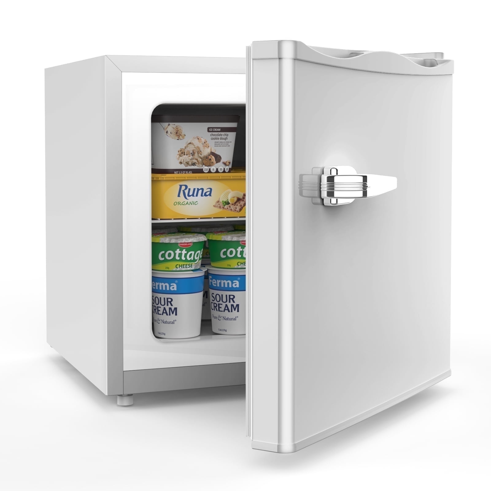 KNDKO Upright Freezer, 1.6cu.ft Mini Freezer with Adjustable Thermostat ...