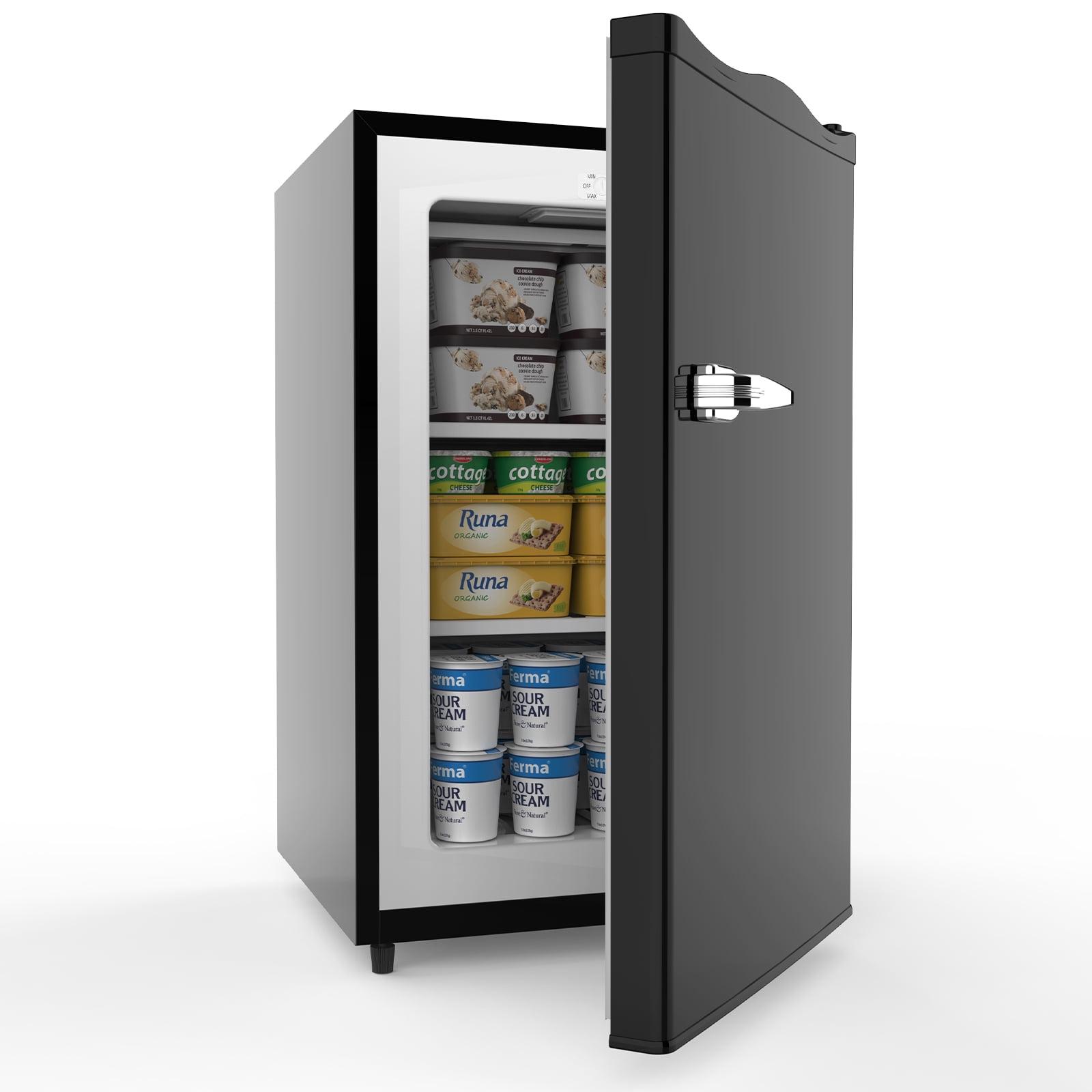 KNDKO Upright Freezer, 2.3 Cu.ft Small Freezer with Adjustable ...
