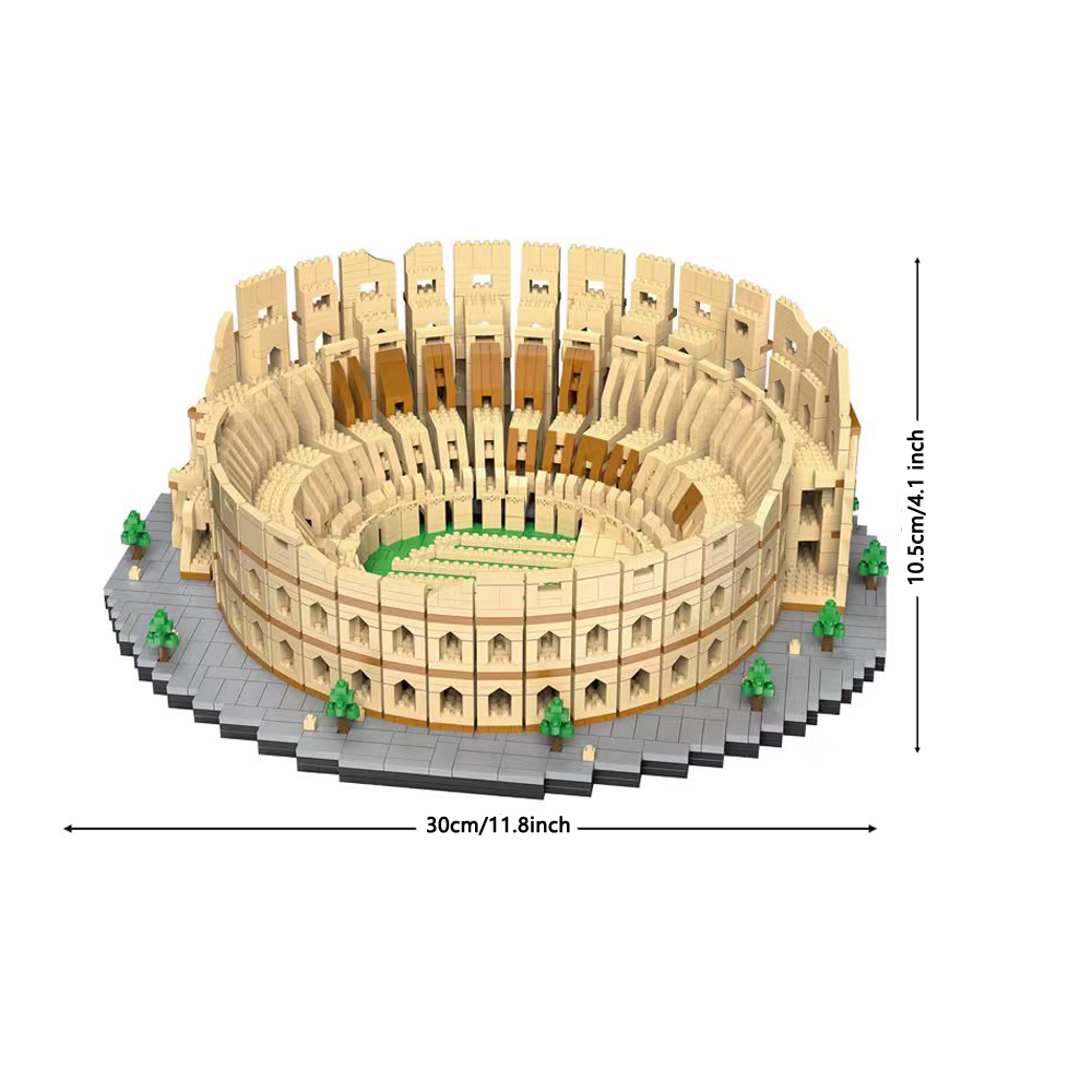 KNEW BUILT The Leaning Tower of Pisa Euro Constrution Micro Mini ...