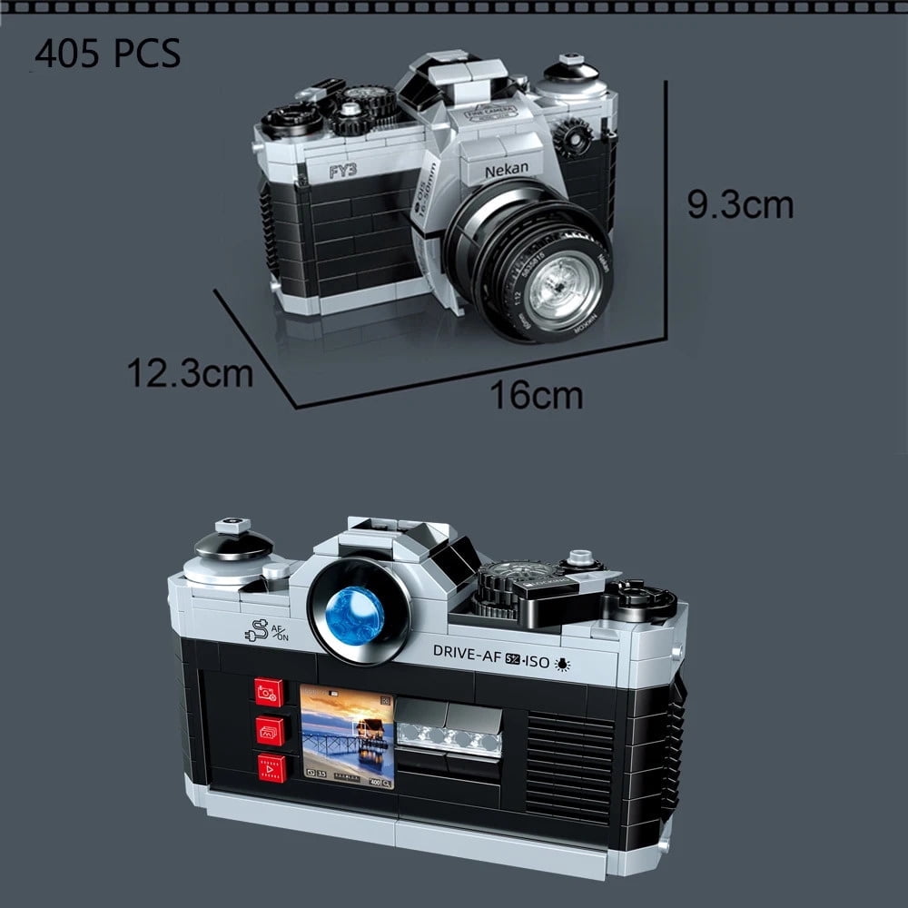 KNEW BUILT Vintag Camera Model Mini Bricks for Kids Learning Toy ...