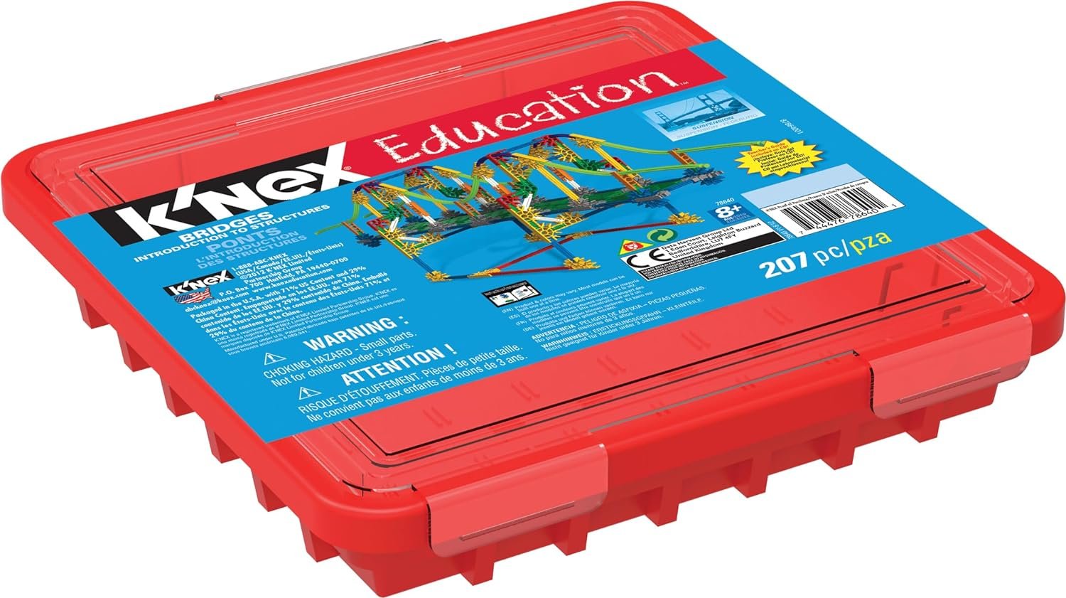 KNEX Education Intro to Structures: Bridges Set 207 Pieces For Grades 3 ...