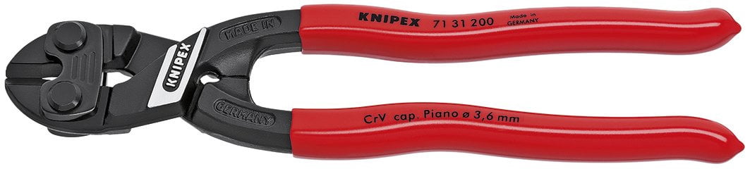 KNIPEX - 71 31 200 Tools - CoBolt Compact Bolt Cutter With Notched ...