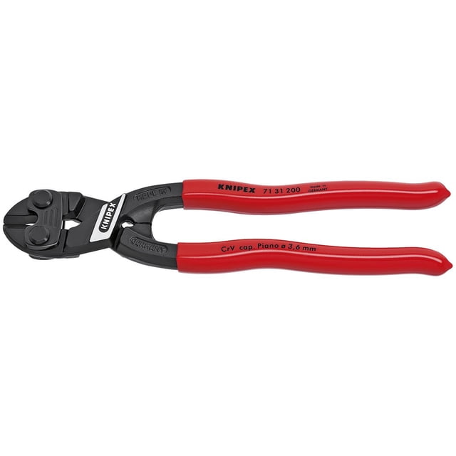 KNIPEX - 71 31 200 Tools - CoBolt Compact Bolt Cutter With Notched ...
