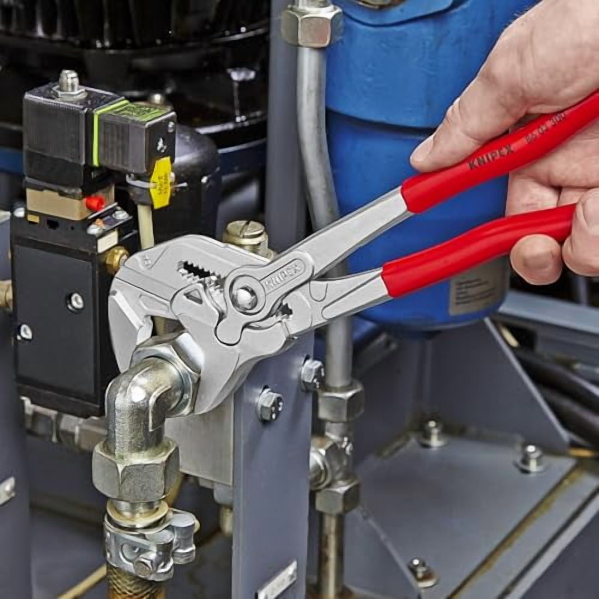 KNIPEX - 87 03 300 SBA Knipex Tools LP - 86 03 300 SBA Pliers Wrench ...