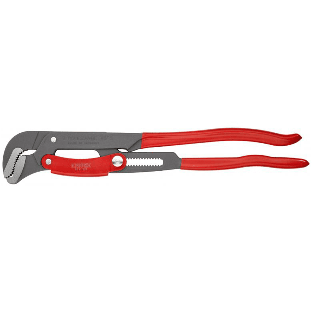 KNIPEX Pipe Wrench Pipe Wrench S-Type w/ Fast Adj.; 22" Push Button ...