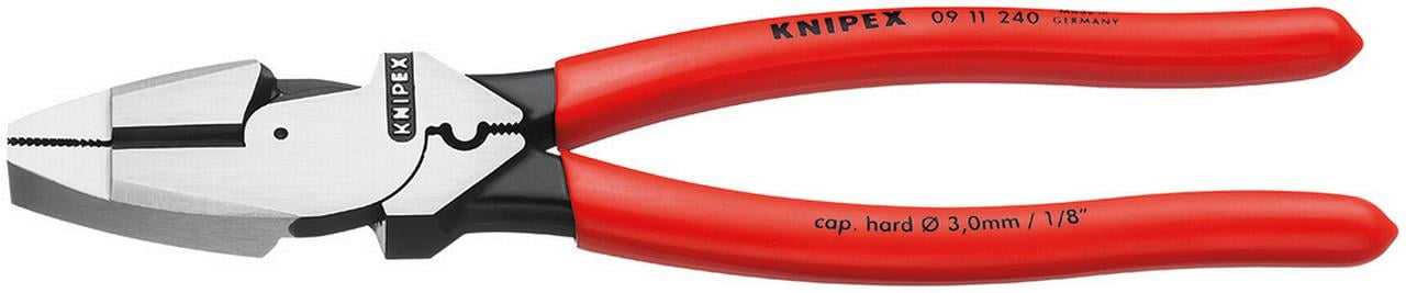 KNIPEX Tools 9.5-Inch Insulated Ultra-High Leverage Lineman's Pliers ...