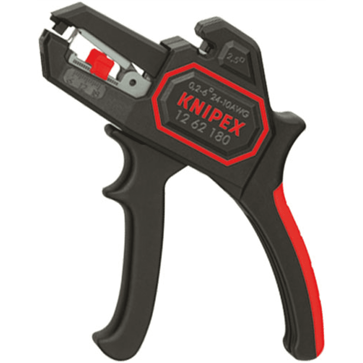 KNIPEX Tools 12 62 180, Self Adjusting Insulation Strippers AWG 10-24 ...