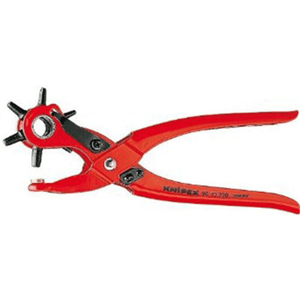 KNIPEX 90 70 220 Revolving Hole Punch Pliers, Interchangeable Punches ...