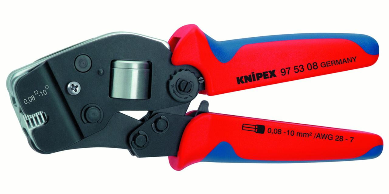 KNIPEX Tools 97 53 08 Self-Adjusting Crimping Pliers for End Sleeves ...