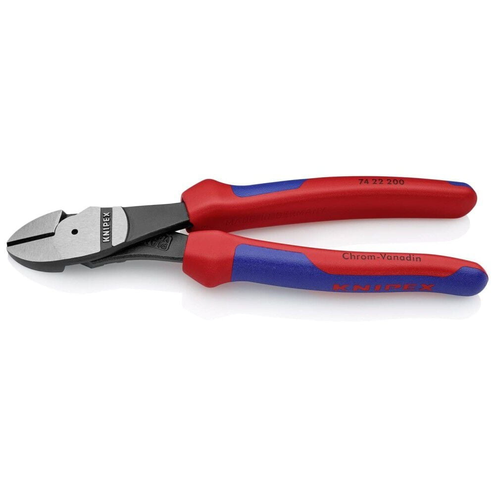 KNIPEX Tools - High Leverage Angled Diagonal Cutters, 12 Degree Angled ...