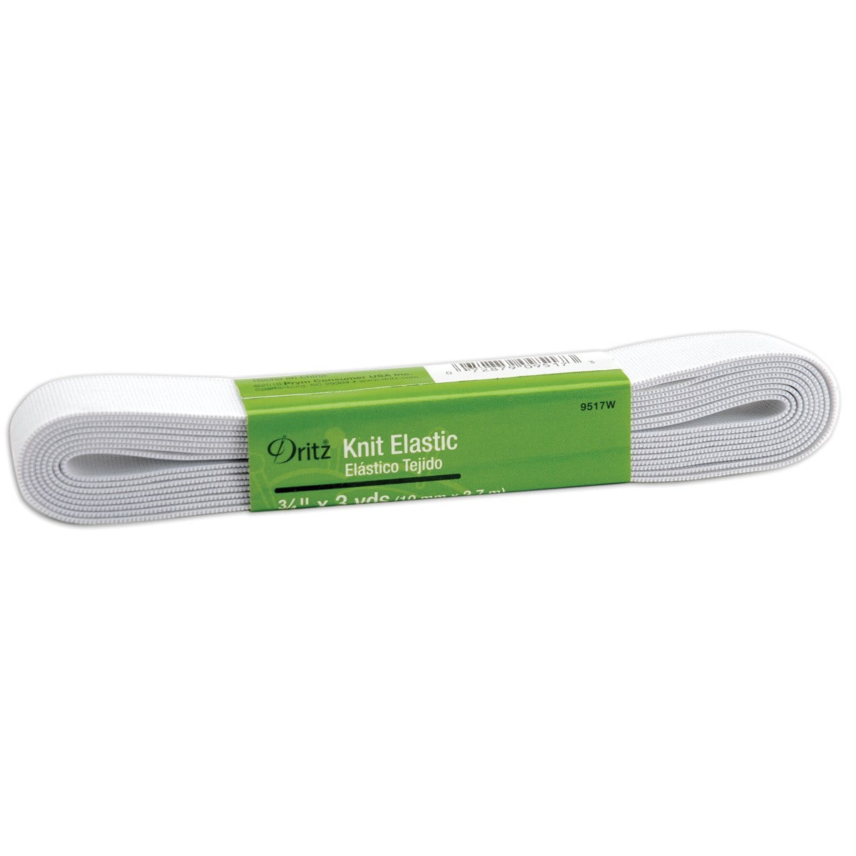 Dritz 3/4" Sewing & Crafting Knit Elastic White 3 Yards - Walmart.com