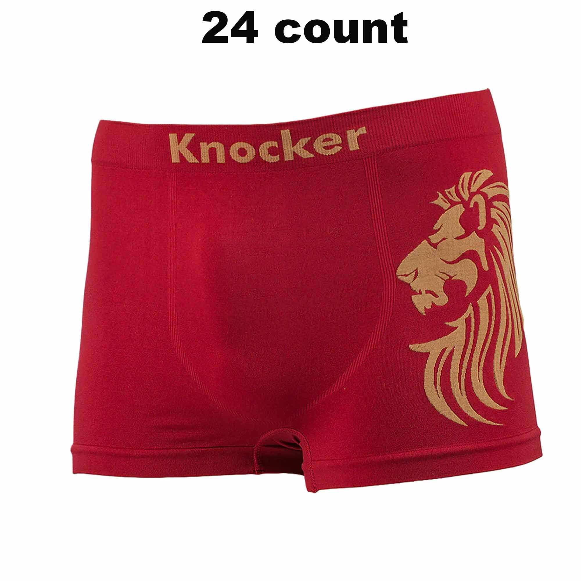 KNOCKER JUNIOR SEAMLESS BOXER BRIEFS JPS011 Pack 24 - Walmart.com