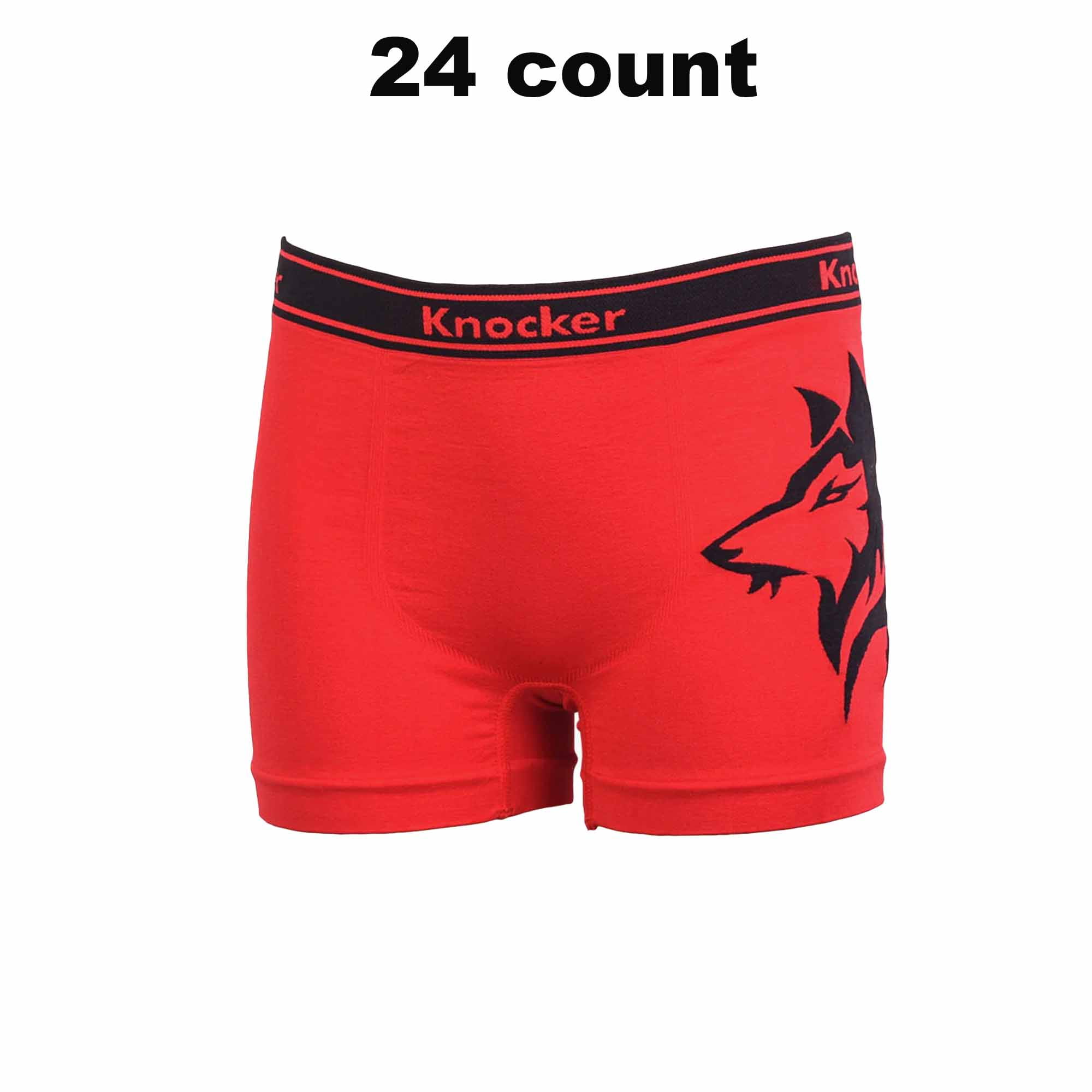 **KNOCKER Junior Seamless Boxer Briefs JPS015 – 24-Pack Ultimate ...