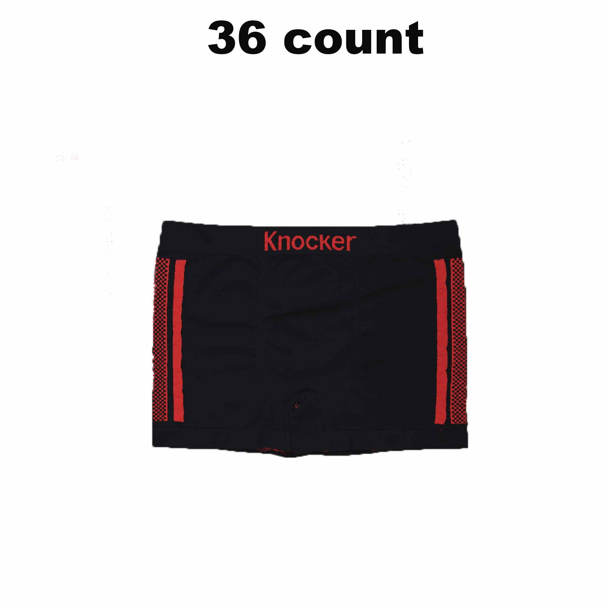 KNOCKER JUNIOR SEAMLESS BOXER BRIEFS JPS018 Pack 36 - Walmart.com